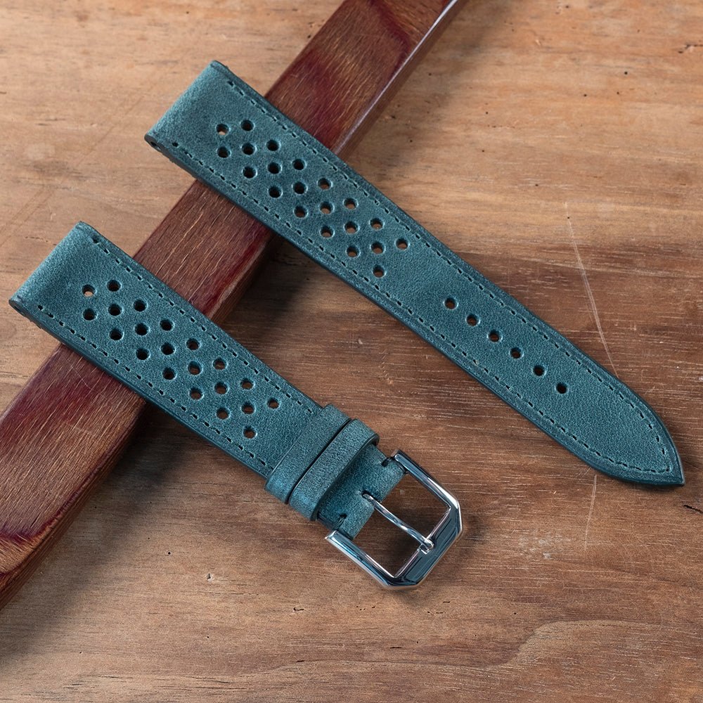 Watch Strap racing green tuscany - Atelier romane
