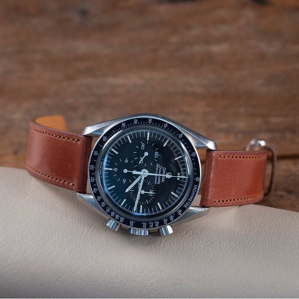 Watch Strap de montre Shell cordovan cognac - Atelier romane